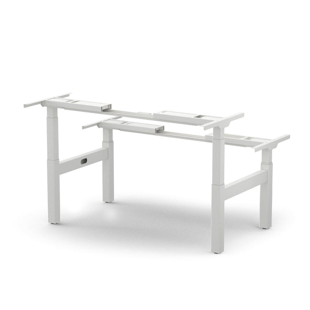 Alto 2 Back-To-Back Sit-Stand Bench Desk Frame - Ministry of Ergonomics