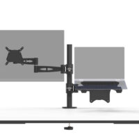 Kardo Monitor Arms with Laptop Holder Bundle - Ministry of Ergonomics